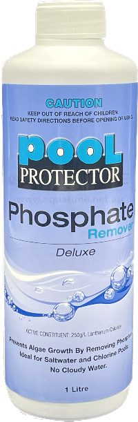 Pool Protector 1 Litre "The Strongest" Phosphate Remover (250g/L Lanth ...
