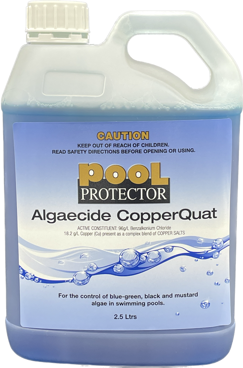 Pool Protector 2.5 Litre Algaecide CopperQuat (6) – Aquatune