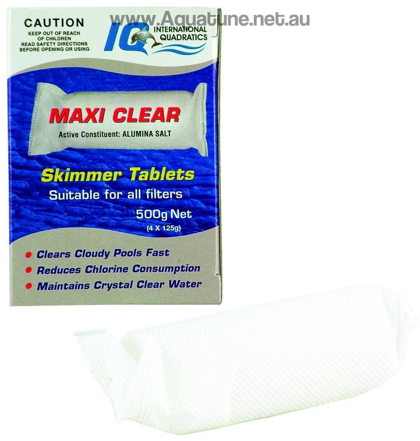 Maxi Clear Skimmer Tablets (5) - Clean Skins 5 x 125g sleeves/socks